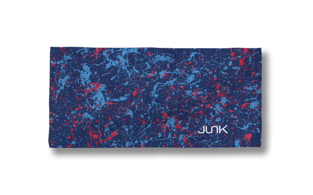 Navy Red Blue Splatter Big Bang Lite Headband